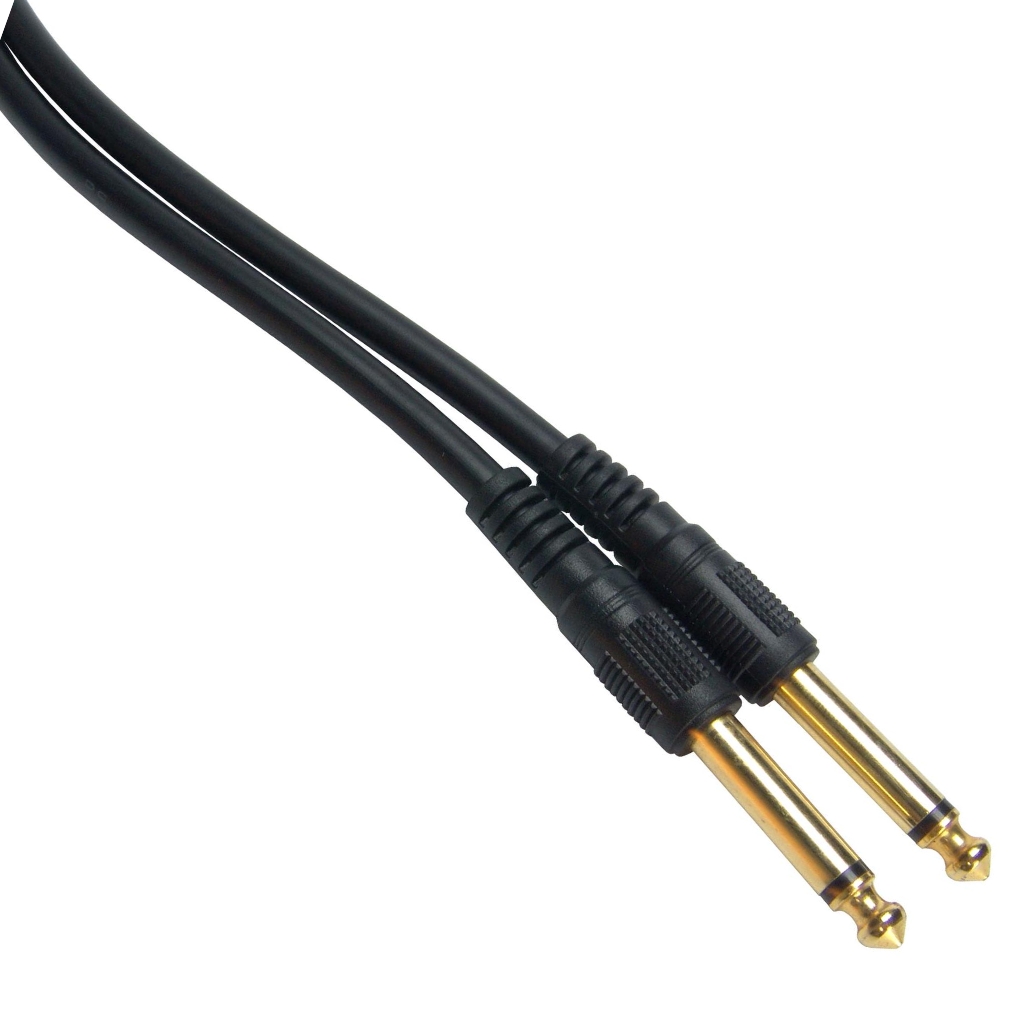 Cabo De Áudio P10 Mono Para P10 Mono Gold 5 Metros Dourado 8 1 244 – DR ...