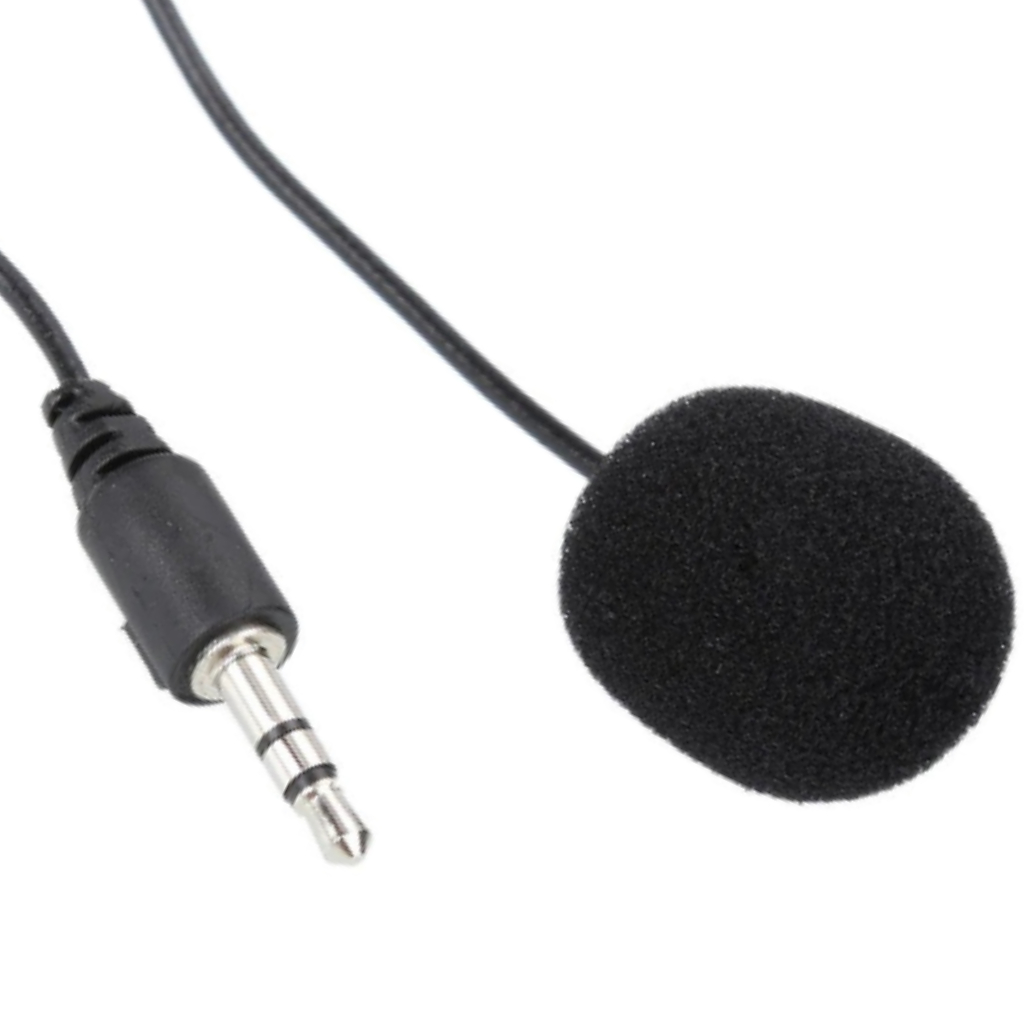 Mini Microfone Lapela Stereo JH-043 Cabo 1,40 Metros Preto – DR Music ...