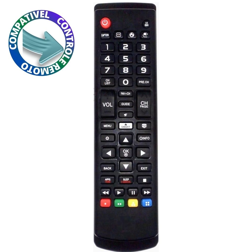 Controle Universal Compatível TV Samsung e LG Smart DUO MAXX8037 – DR ...